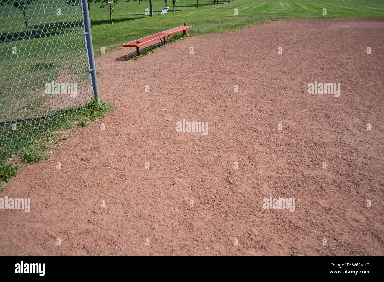 Basefield field diamond at a local community park Stock Photo - Alamy