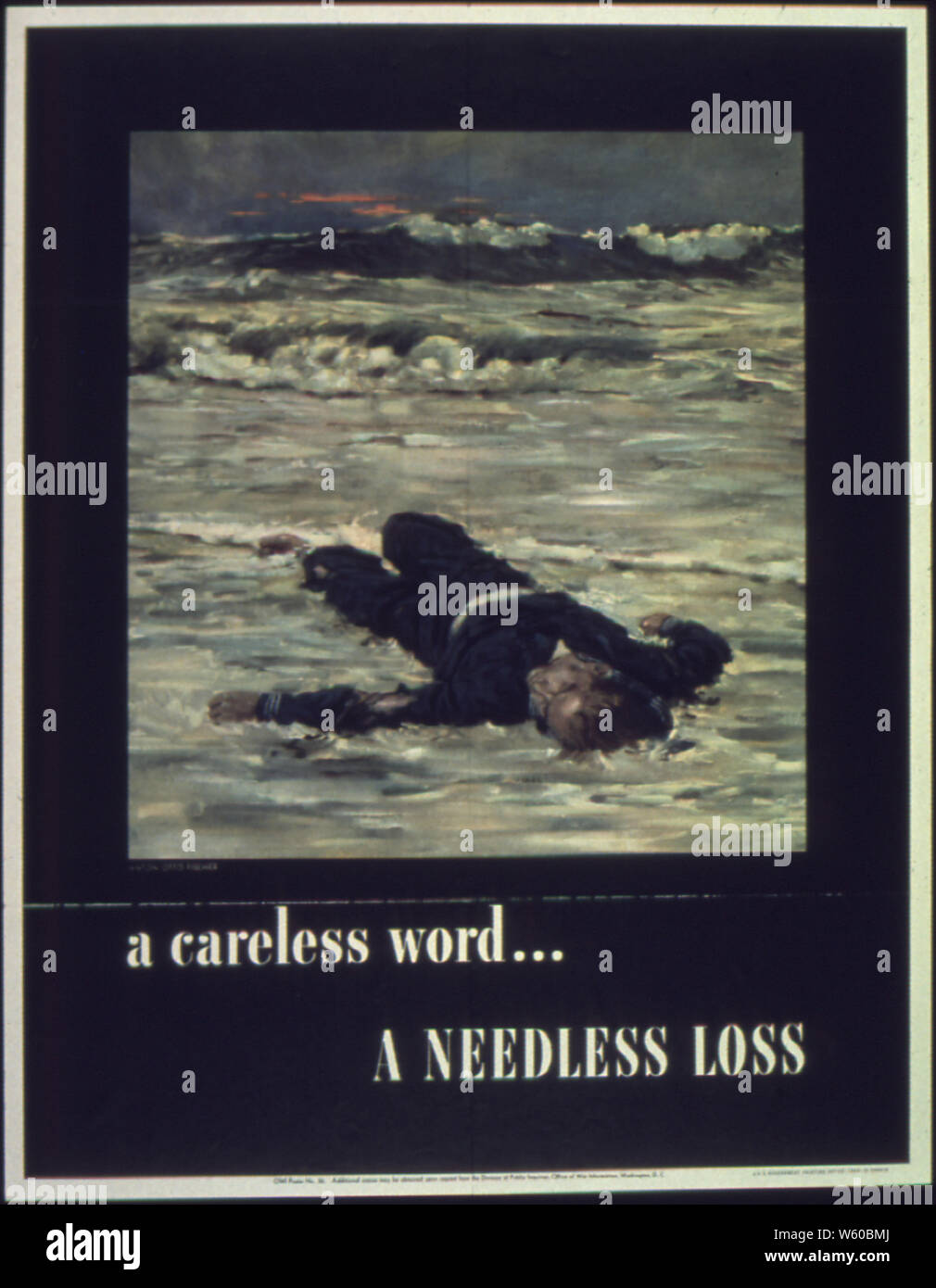 A careless word-A needless loss Stock Photo - Alamy