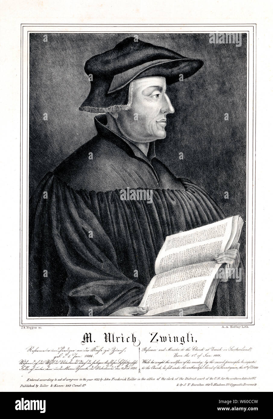 Ulrich zwingli portrait hi-res stock photography and images - Alamy