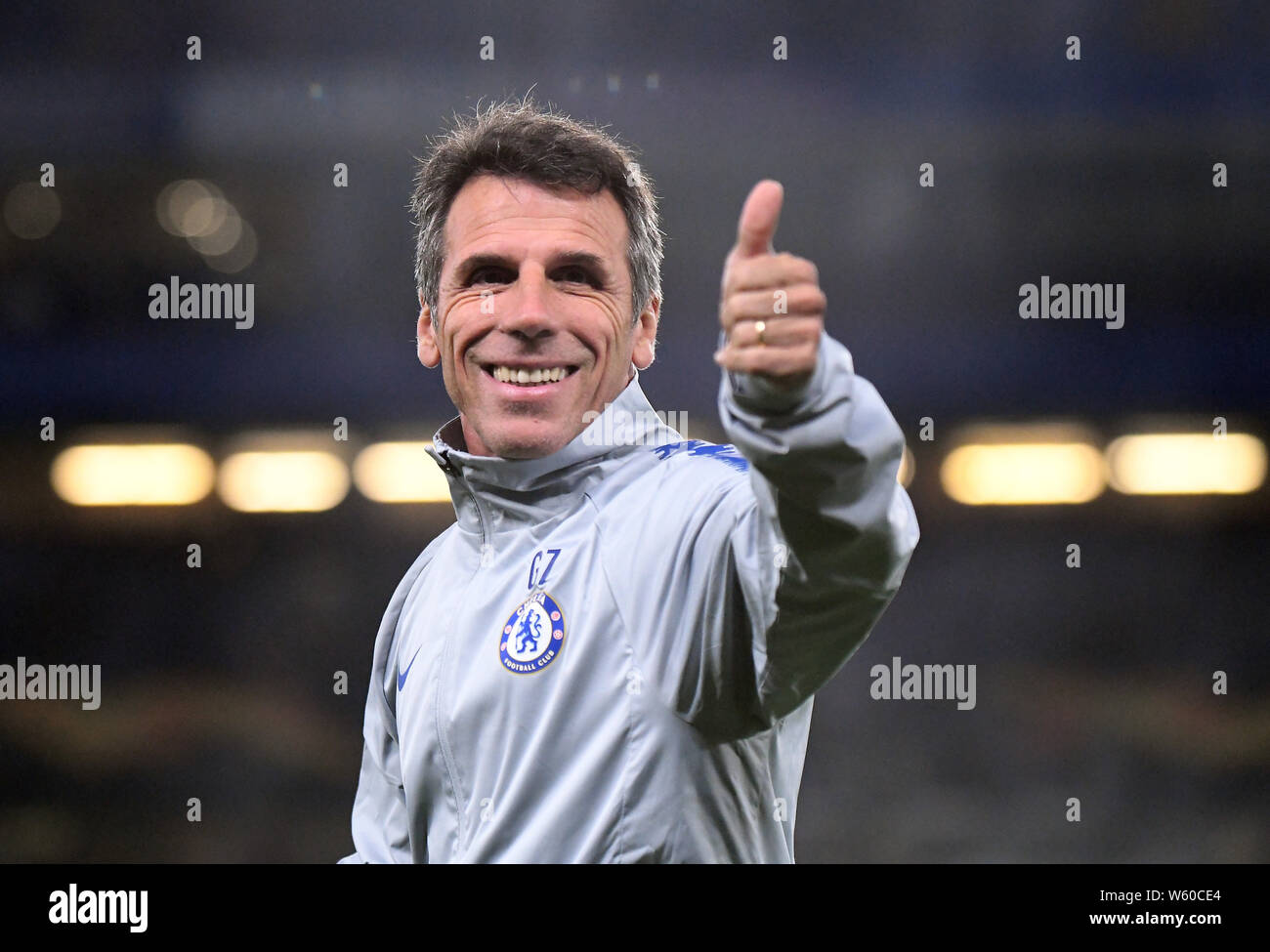 LONDON, ENGLAND - OCTOBER 4, 2018: Chelsea assistant coach Gianfranco ...