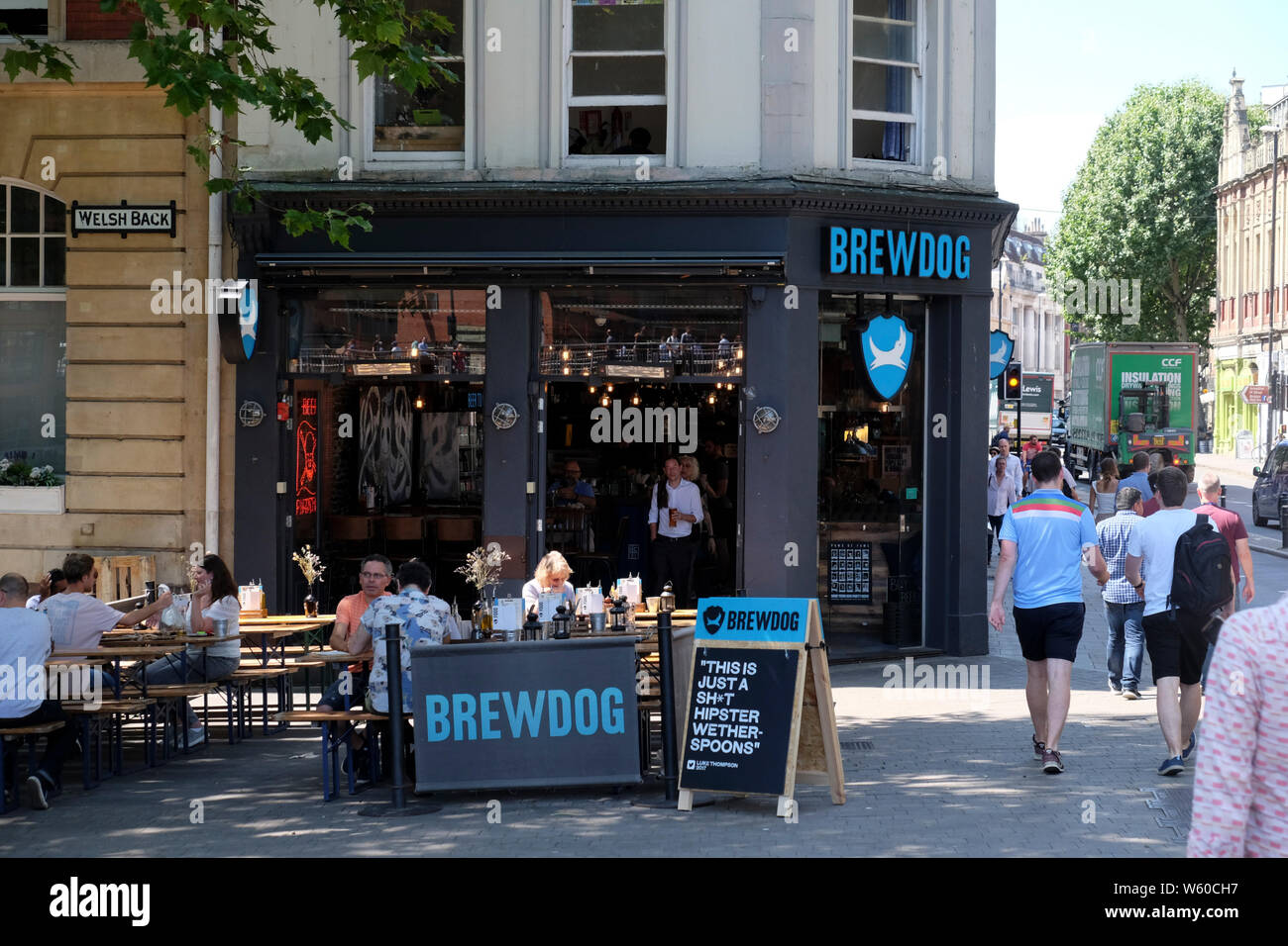 The Brewdog Pub near Bristol Bridge, Bristol city Centre, UK Stock ...