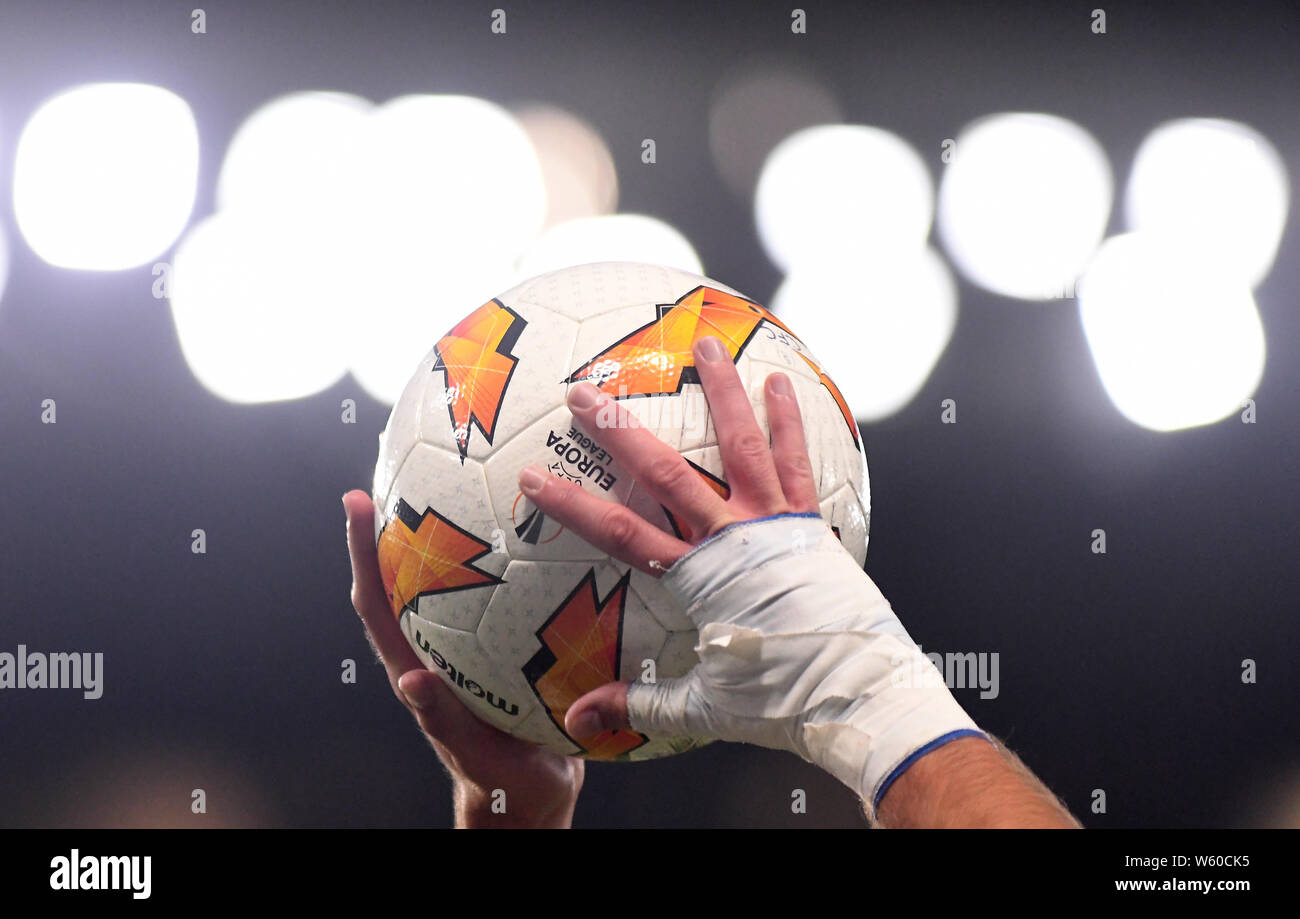 LONDON, ENGLAND - OCTOBER 4, 2018: The official match ball pictured ...