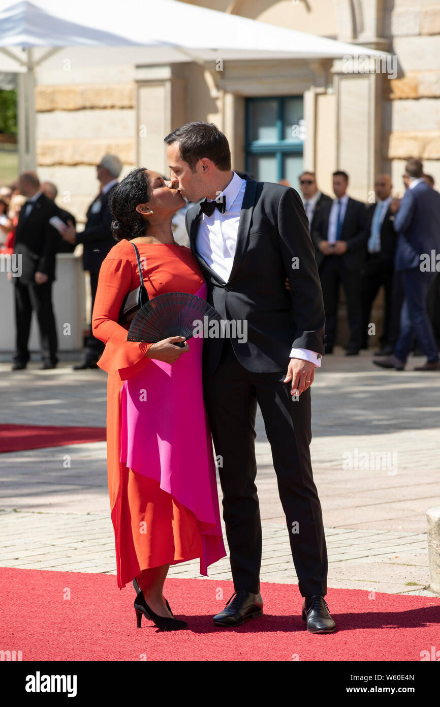 Martin Hagen mit Ehefrau Anisha bei der Eröffnung der Richard-Wagner ...