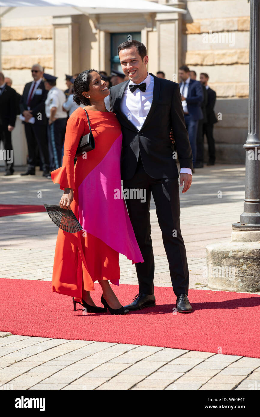 Martin Hagen mit Ehefrau Anisha bei der Eröffnung der Richard-Wagner ...