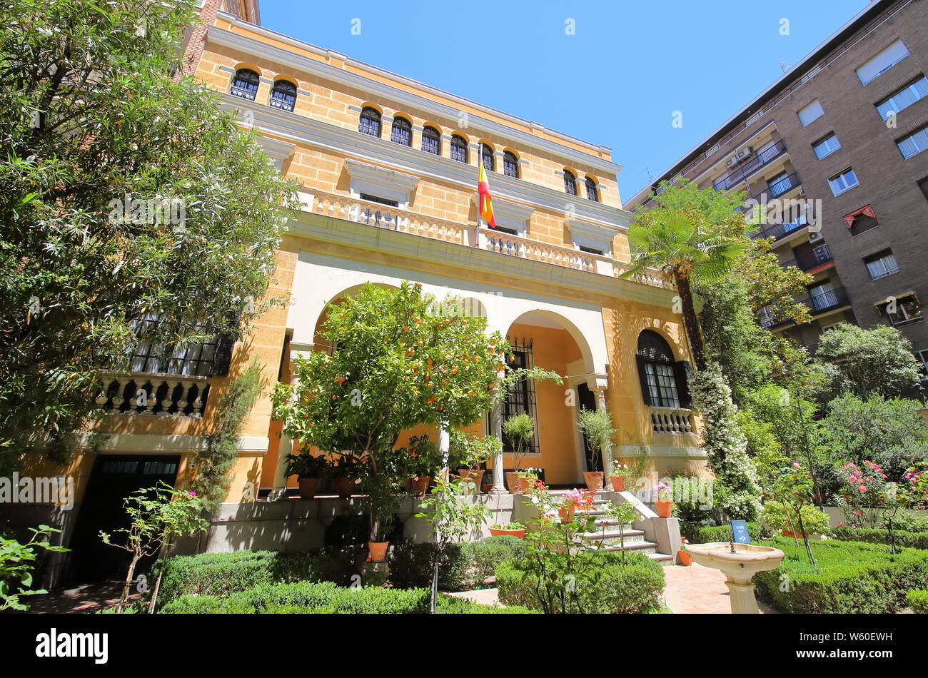 Sorolla museum garden in Madrid Spain Stock Photo - Alamy