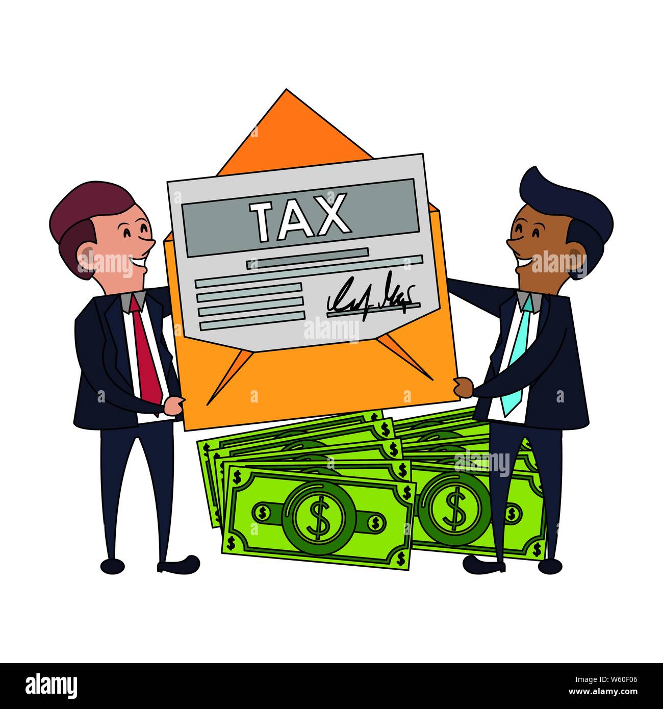state government taxes business cartoon Stock Vector Image & Art - Alamy