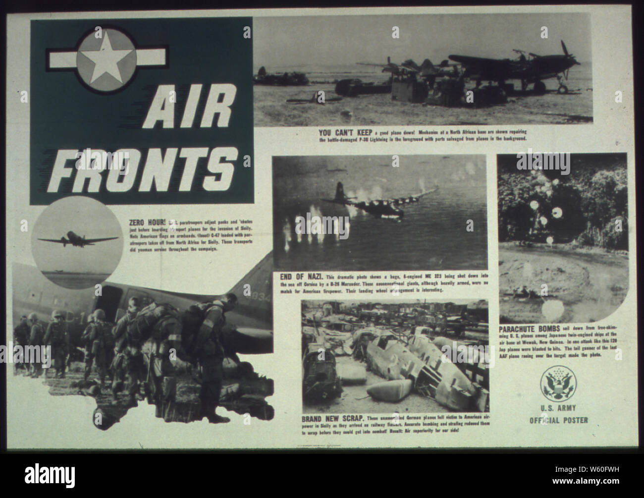 Air Fronts (photos of the Army and Air Forces in action Stock Photo - Alamy