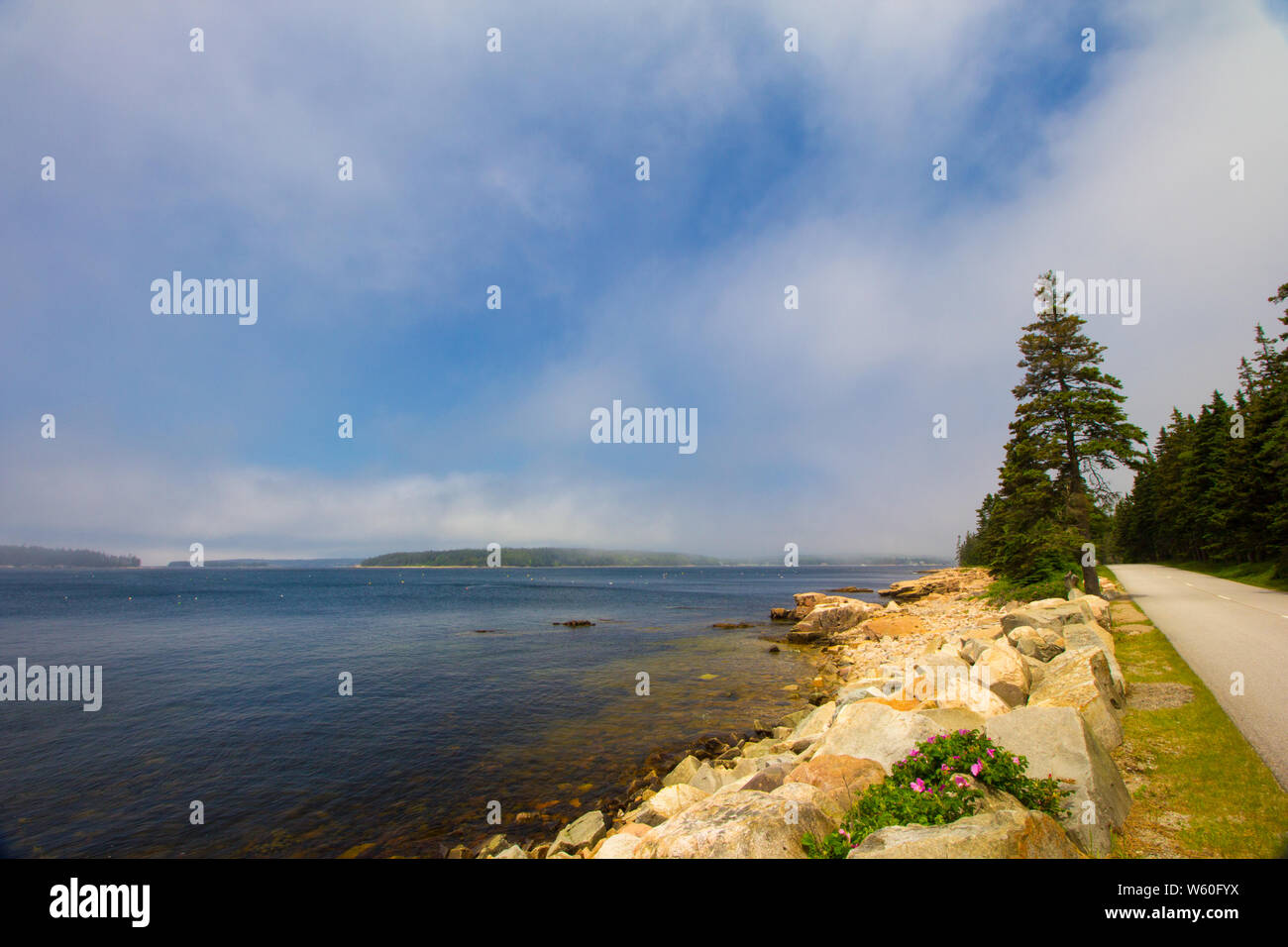 Schoodic Loop Road, Acadia National Park, Maine Stock Photo - Alamy