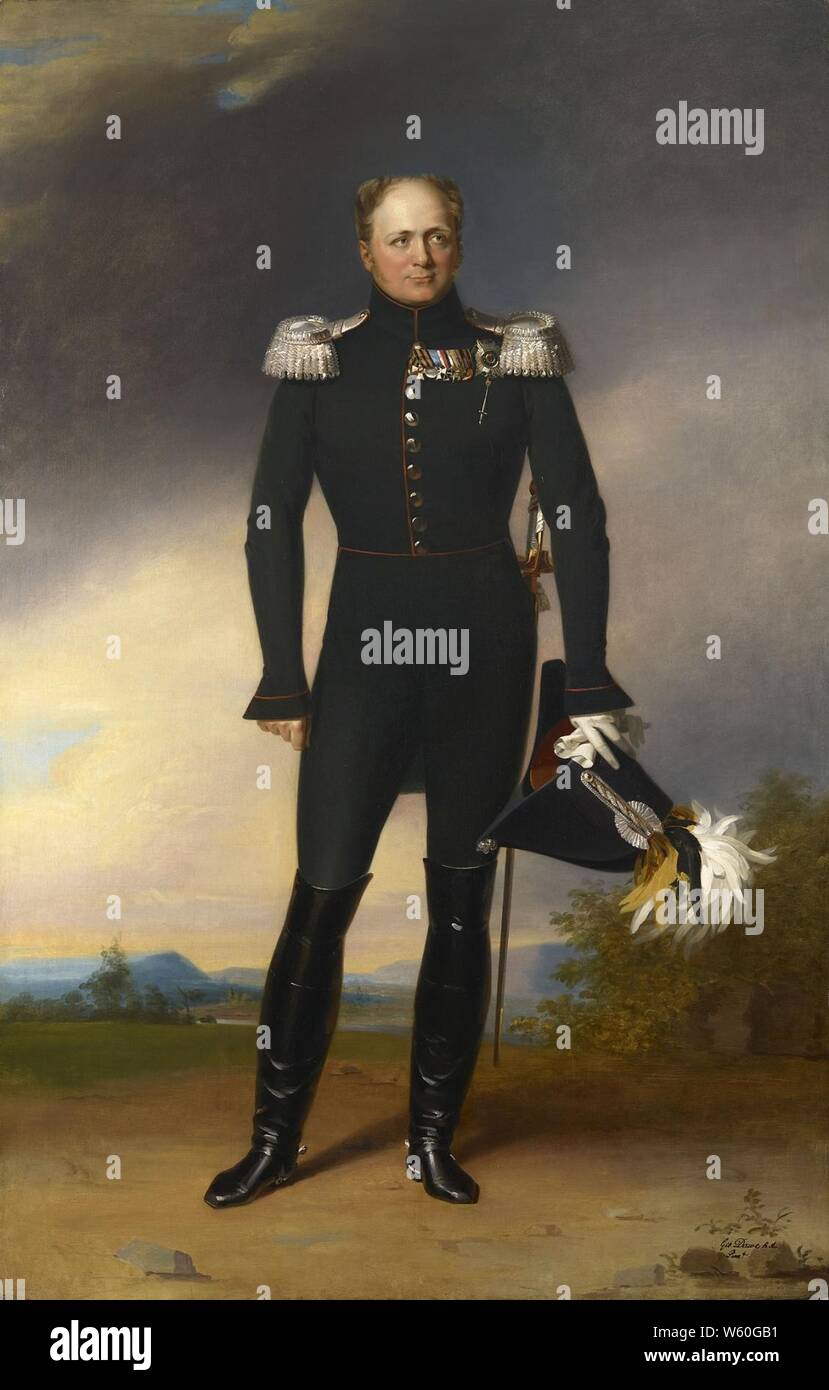 Alexander I of Russia by G.Dawe (c. 1818-1825, Royal coll. of UK Stock ...