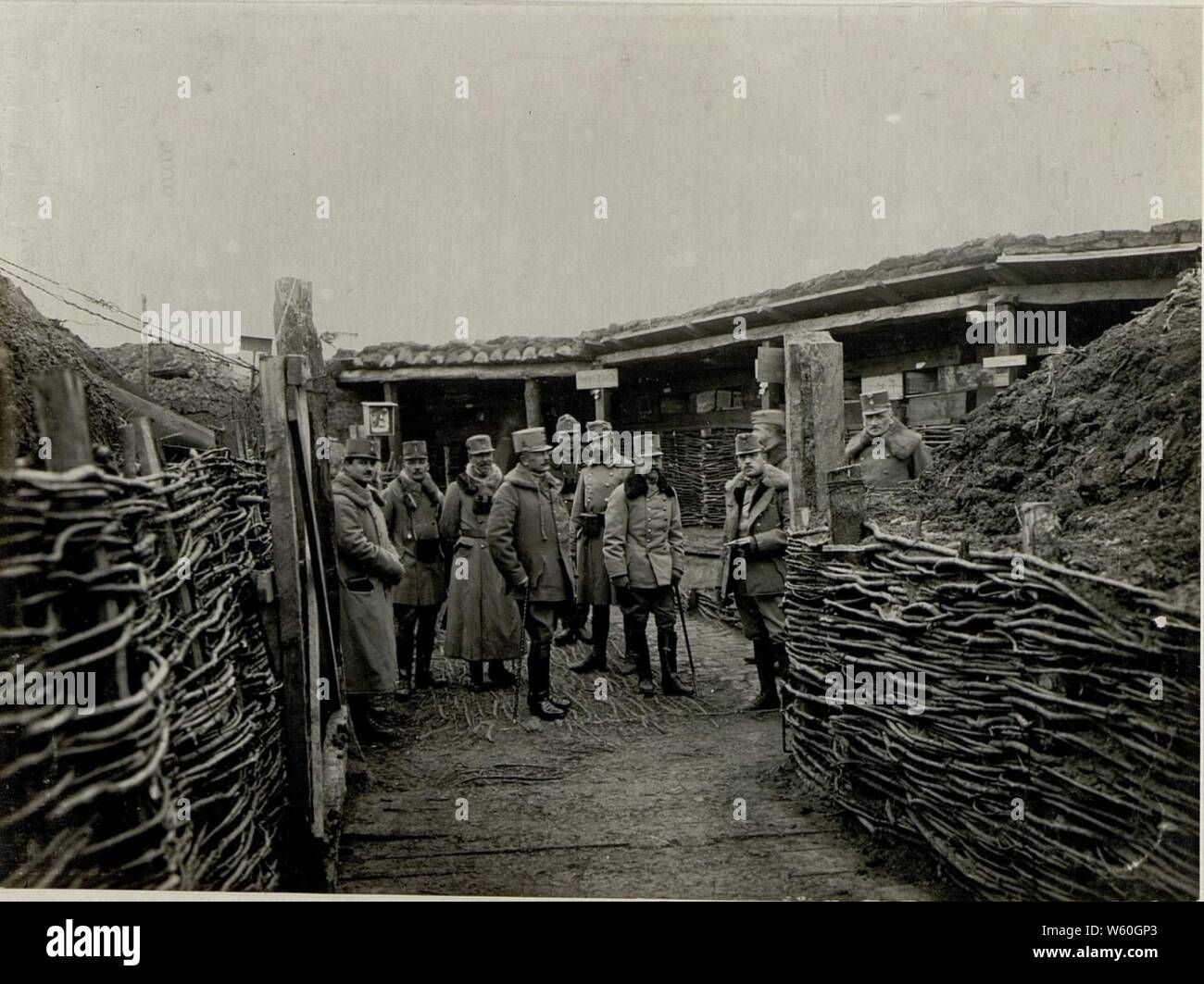 Das Kommando des 9. Korps mit dem Kommandeur Feldmarschallleutnant ...