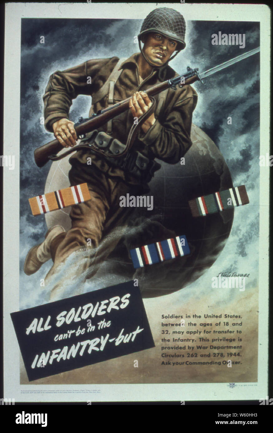 All soldiers can't be in the infantry-But Stock Photo - Alamy
