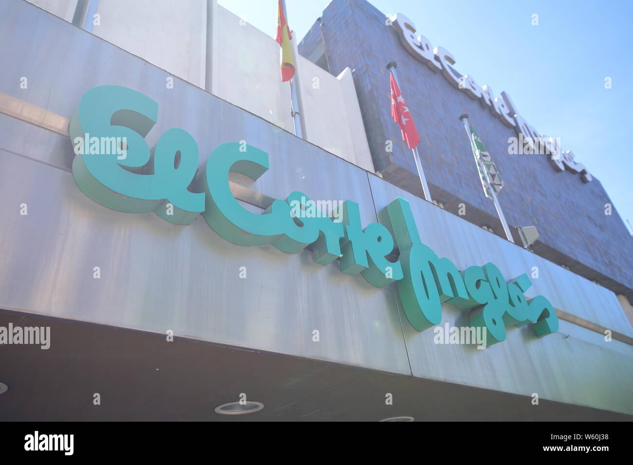 El Corte Ingles shopping mall Serrano Madrid Spain Stock Photo - Alamy