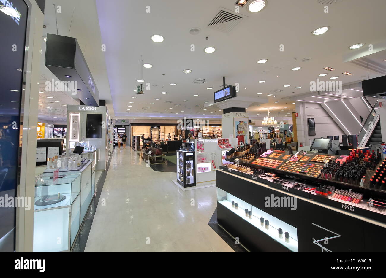 El Corte Ingles shopping mall Serrano Madrid Spain Stock Photo - Alamy