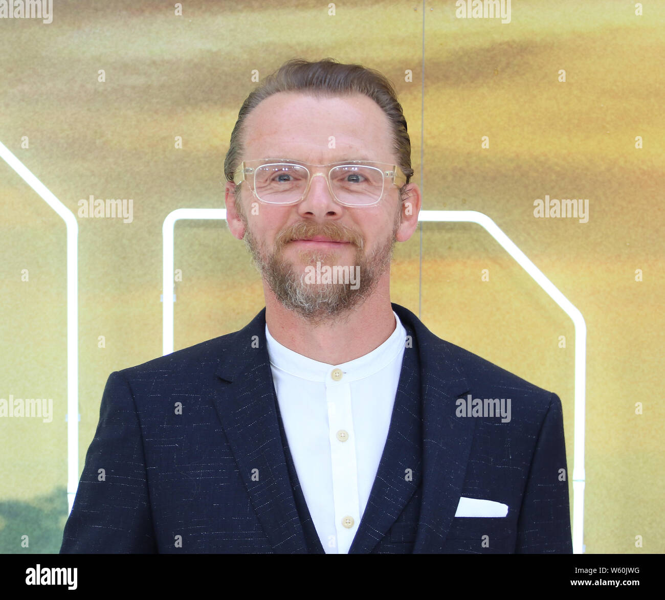Simon Pegg, Once Upon A Time...In Hollywood - UK Premiere, Leicester ...