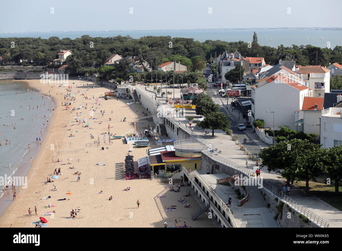 Fouras French beach resort Stock Photo - Alamy