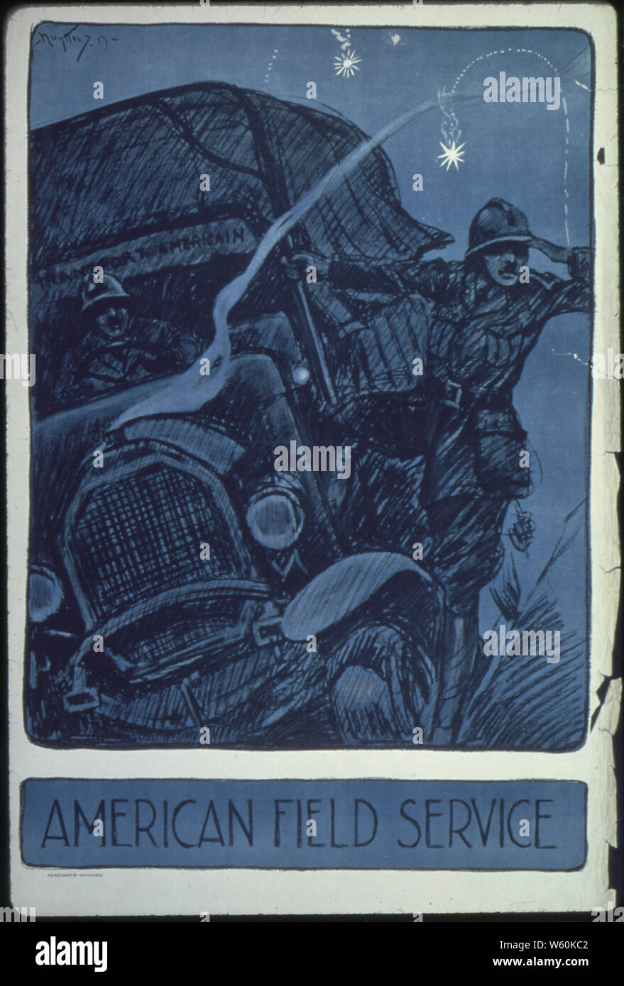 American field service hi-res stock photography and images - Alamy