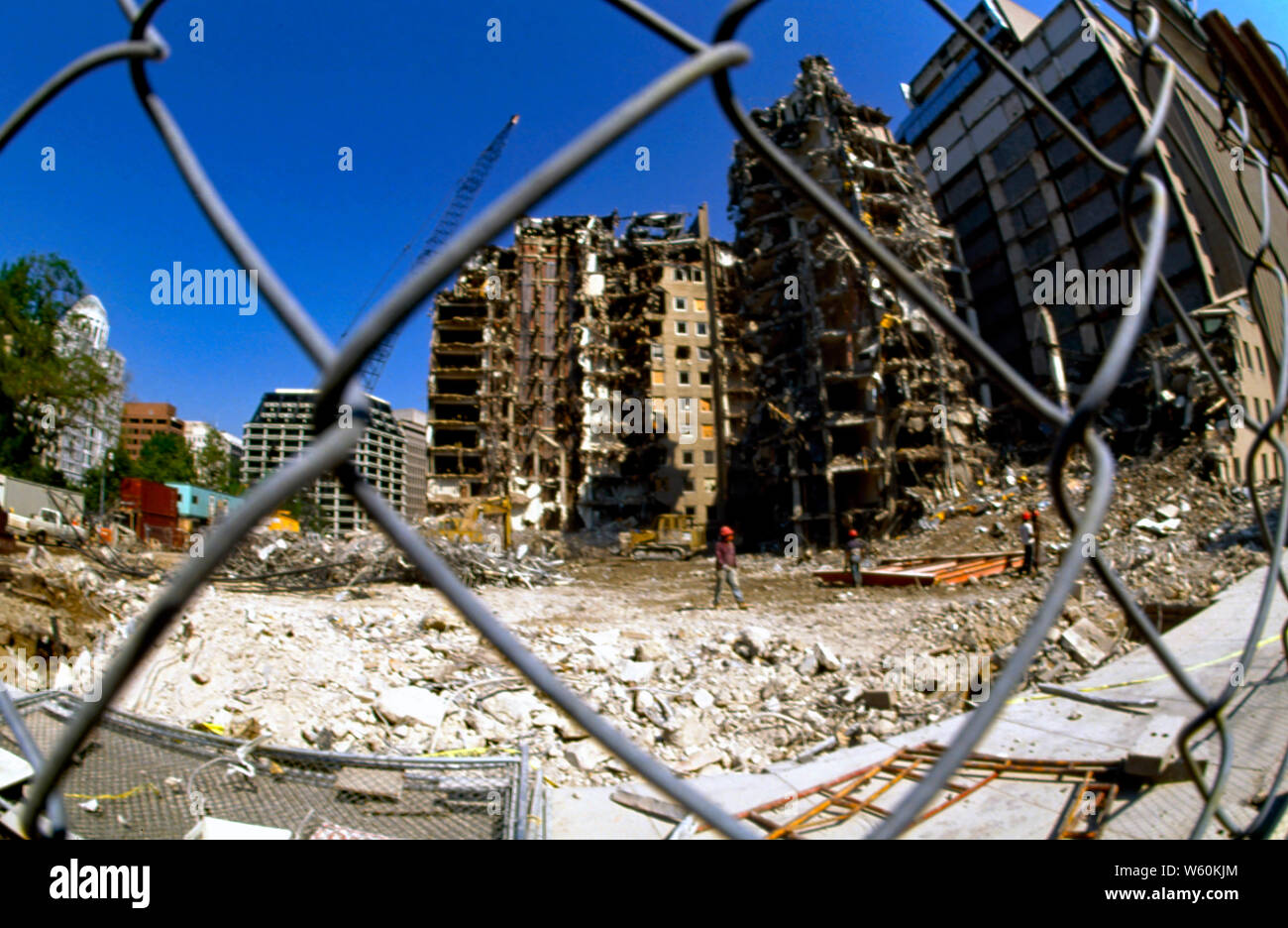 Washington DC, USA, May, 1994 Abandoned vacant public housing apartment ...