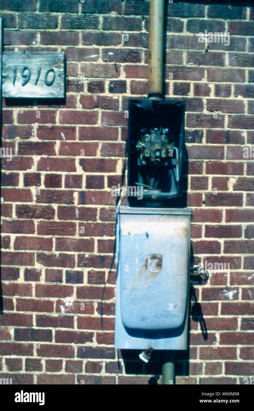 Washington DC, USA, May, 1994 Abandoned vacant public housing apartment ...