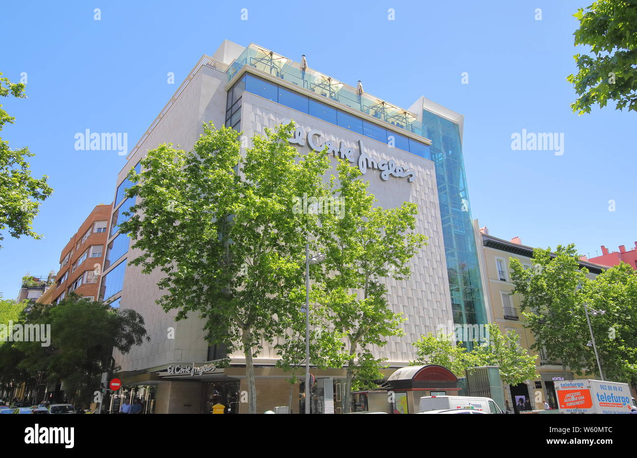 El Corte Ingles shopping mall Serrano Madrid Spain Stock Photo - Alamy