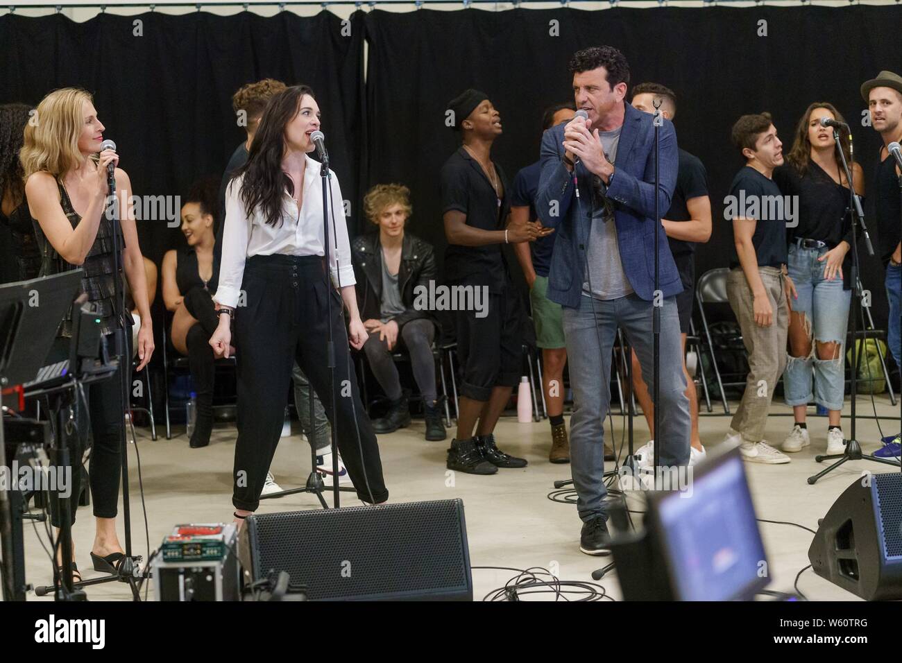 New York, NY, USA. 30th July, 2019. Lena Hall, Bradley Dean Photo Call ...