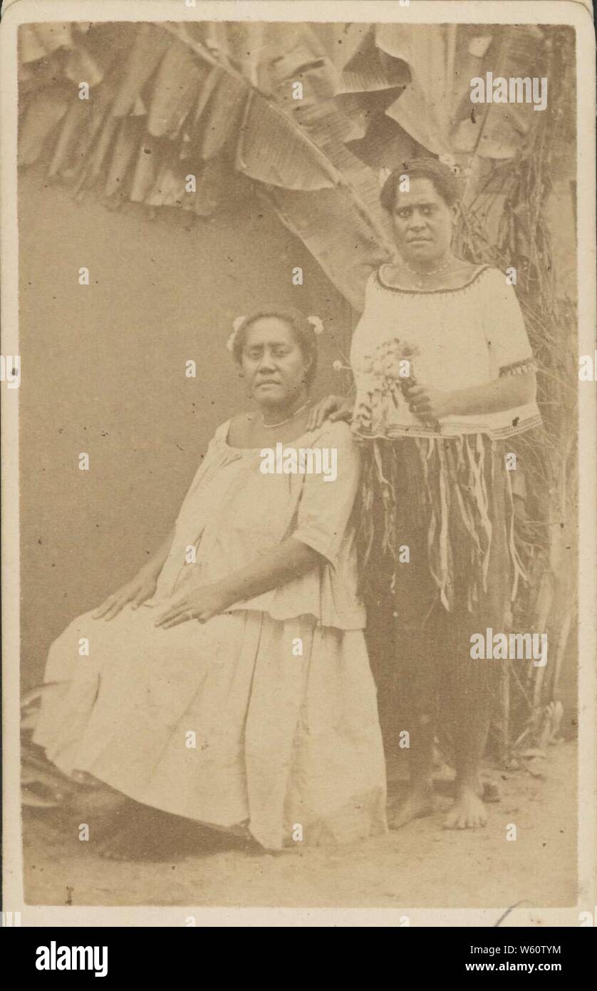 Daughters of Cakobau, photograph by Francis H. Dufty Stock Photo - Alamy