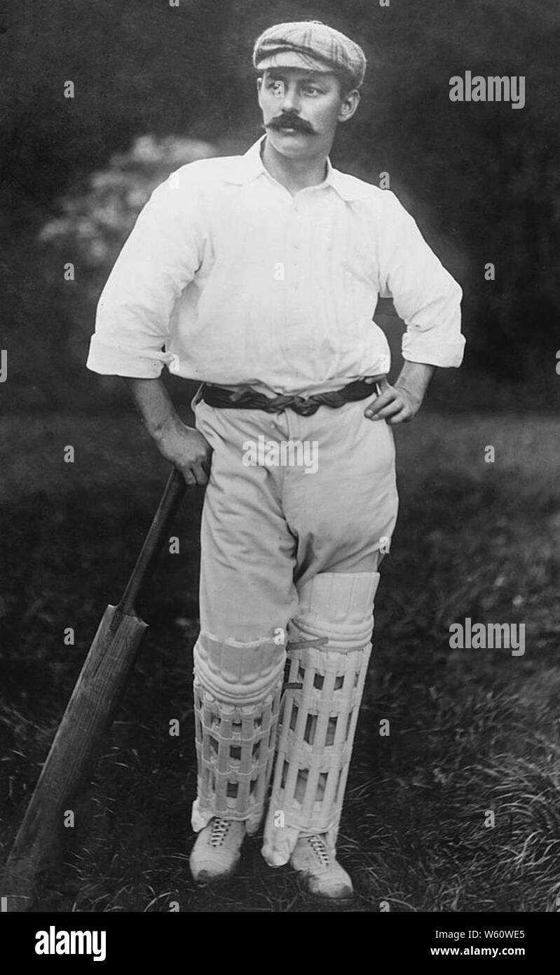 Dave Gregory cricketer c1875 Stock Photo - Alamy
