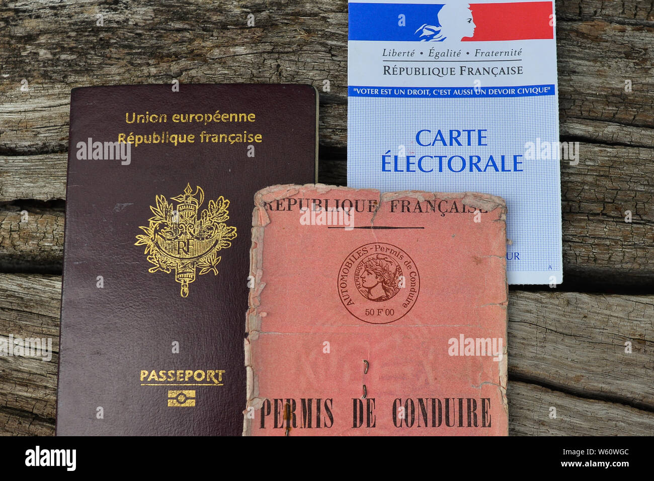 France driving licence hi-res stock photography and images - Alamy