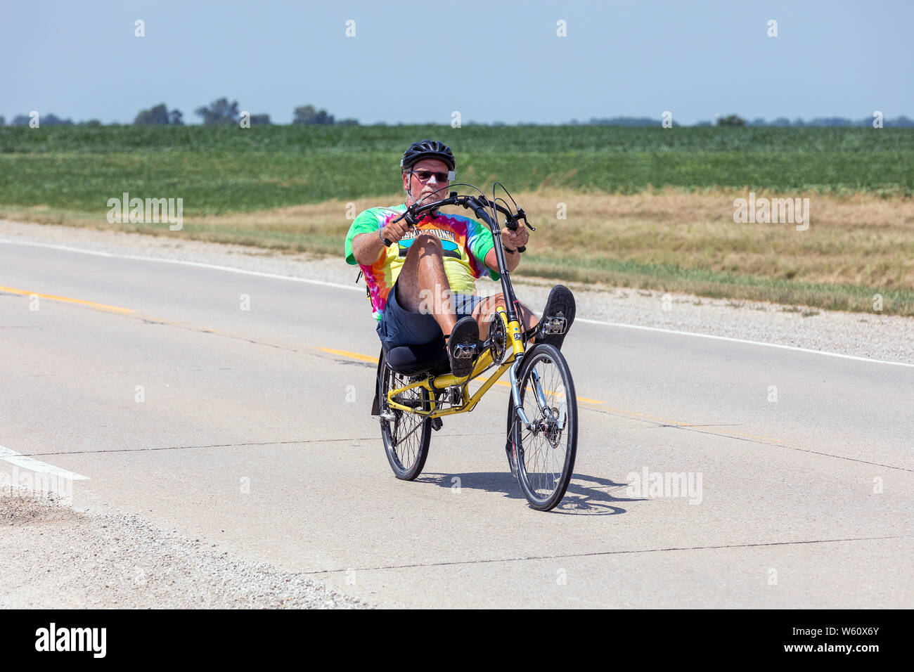 Riders on the final day of the 2019 RAGBRAI, Des Moines Register’s ...