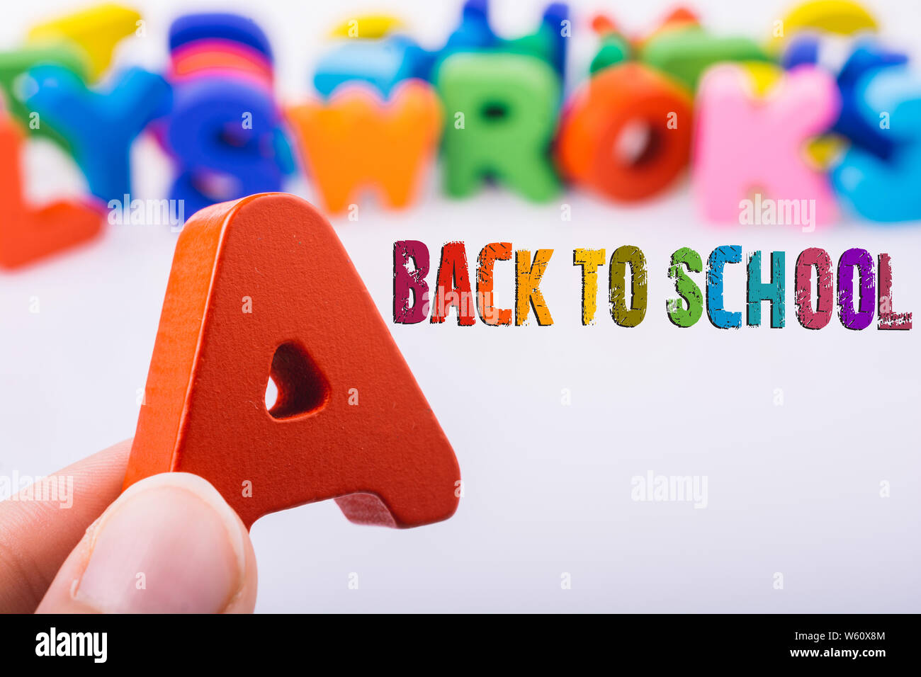Letter cubes of Alphabet made of wood Stock Photo - Alamy