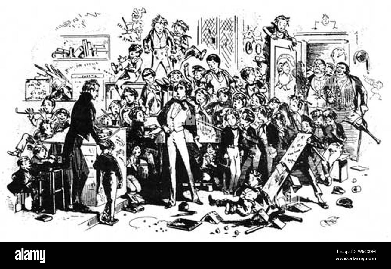 David Copperfield Steerforth and Mr Mell Stock Photo - Alamy