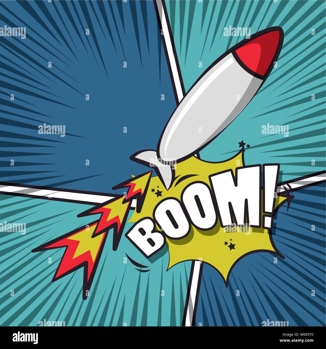 Exploding Pop Cartoon