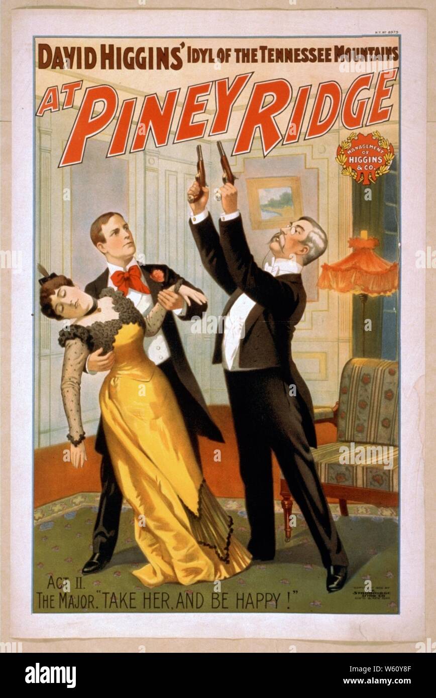 David Higgins' idyl of the Tennessee mountains, At Piney Ridge Stock ...