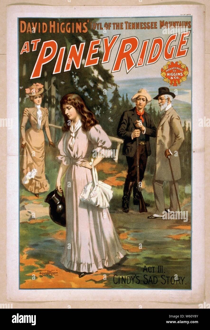 David Higgins' idyl of the Tennessee mountains, At Piney Ridge Stock ...