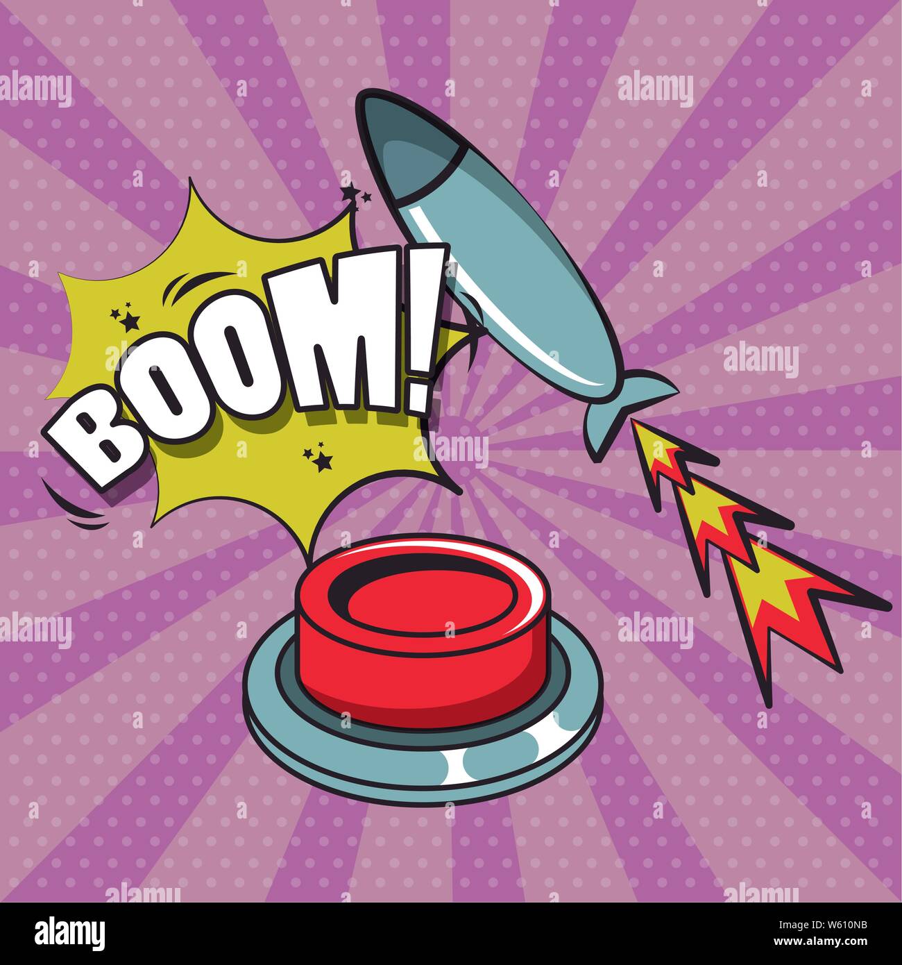 Comic book explosion pop art cartoon Stock Vector Image & Art - Alamy