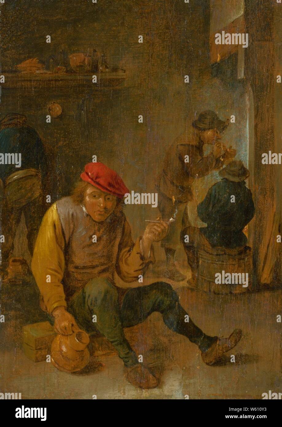 David Teniers - Smoking Peasants (Pipe Smokers Stock Photo - Alamy
