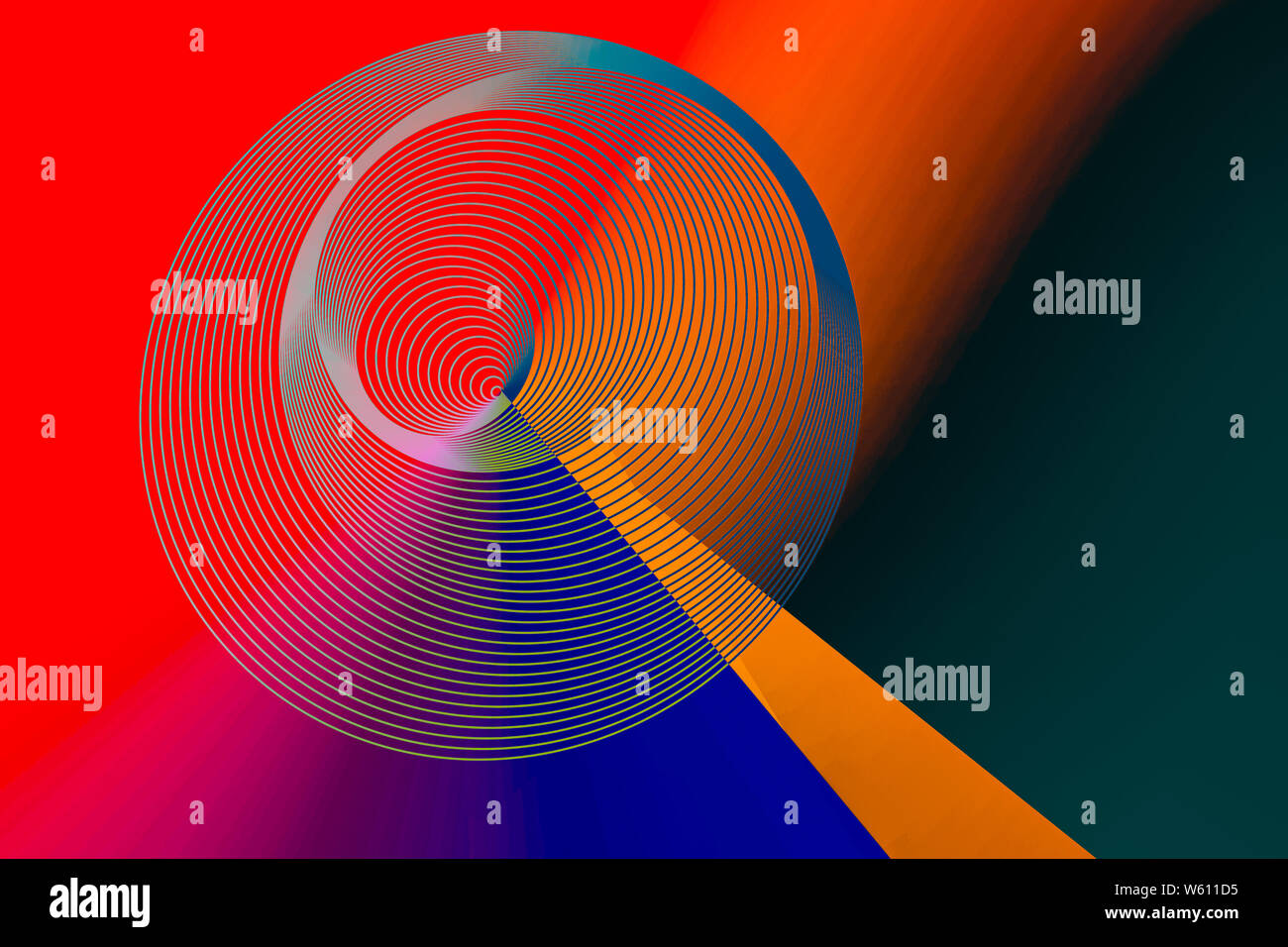 Colorful spiral lines background pattern Stock Photo - Alamy