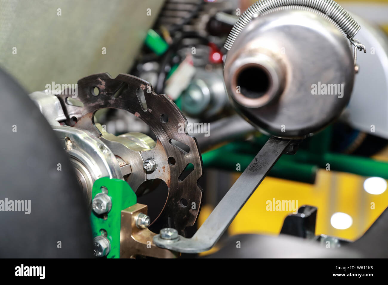 Rear wheel and break part hi-res stock photography and images - Alamy