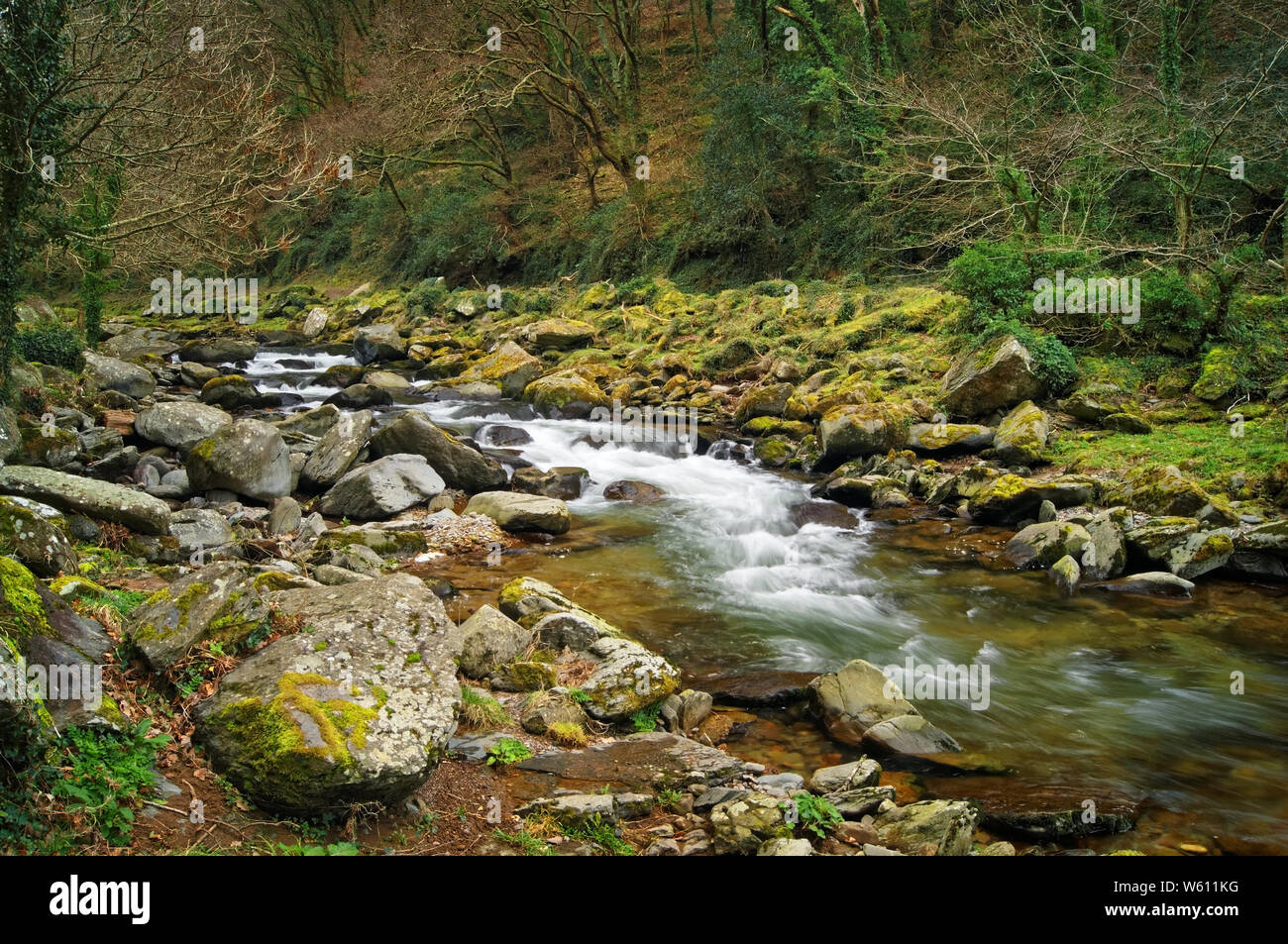 North devon waterfalls hi-res stock photography and images - Alamy