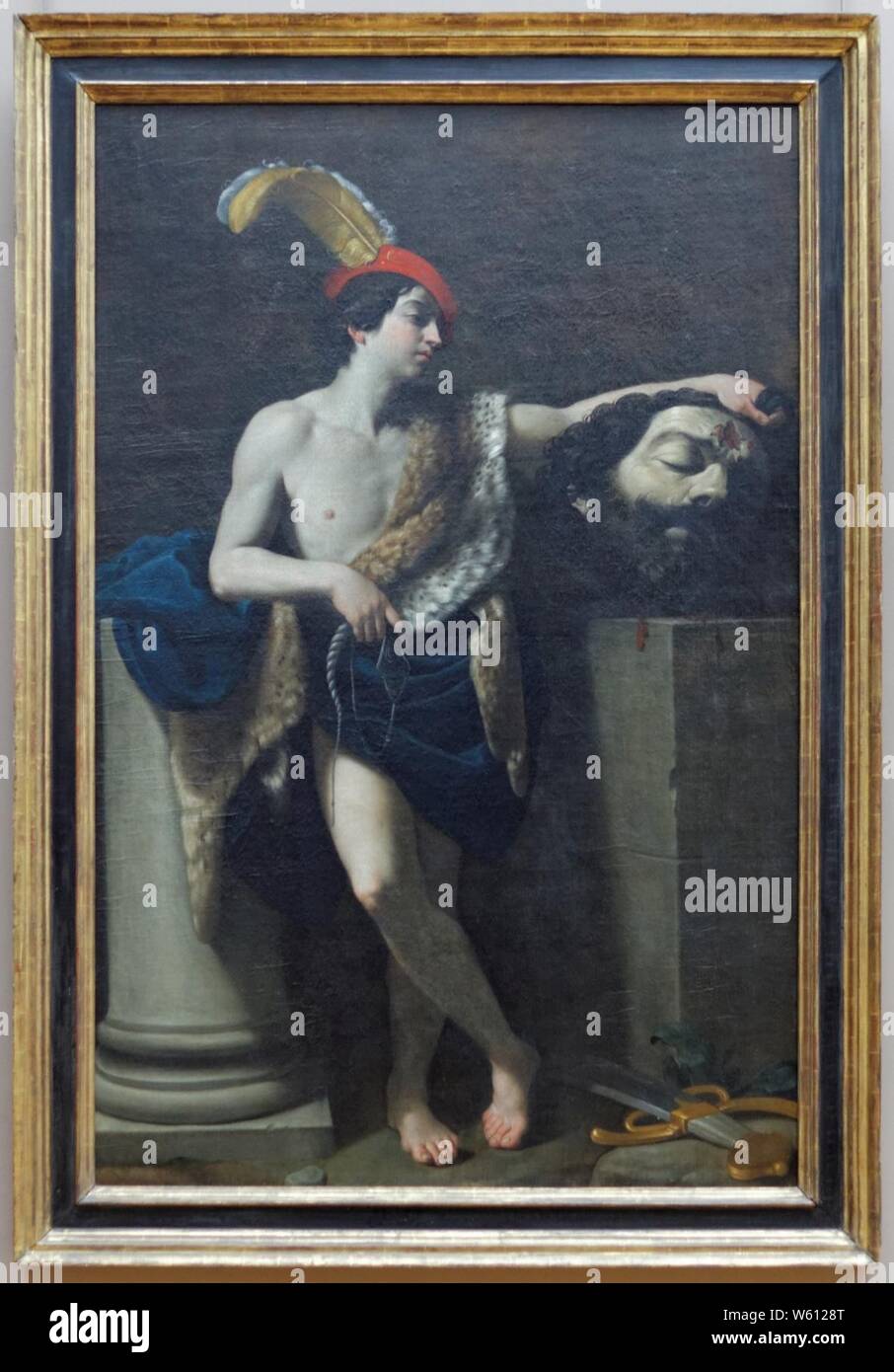 David, Reni (Louvre INV 519) 01 Stock Photo - Alamy