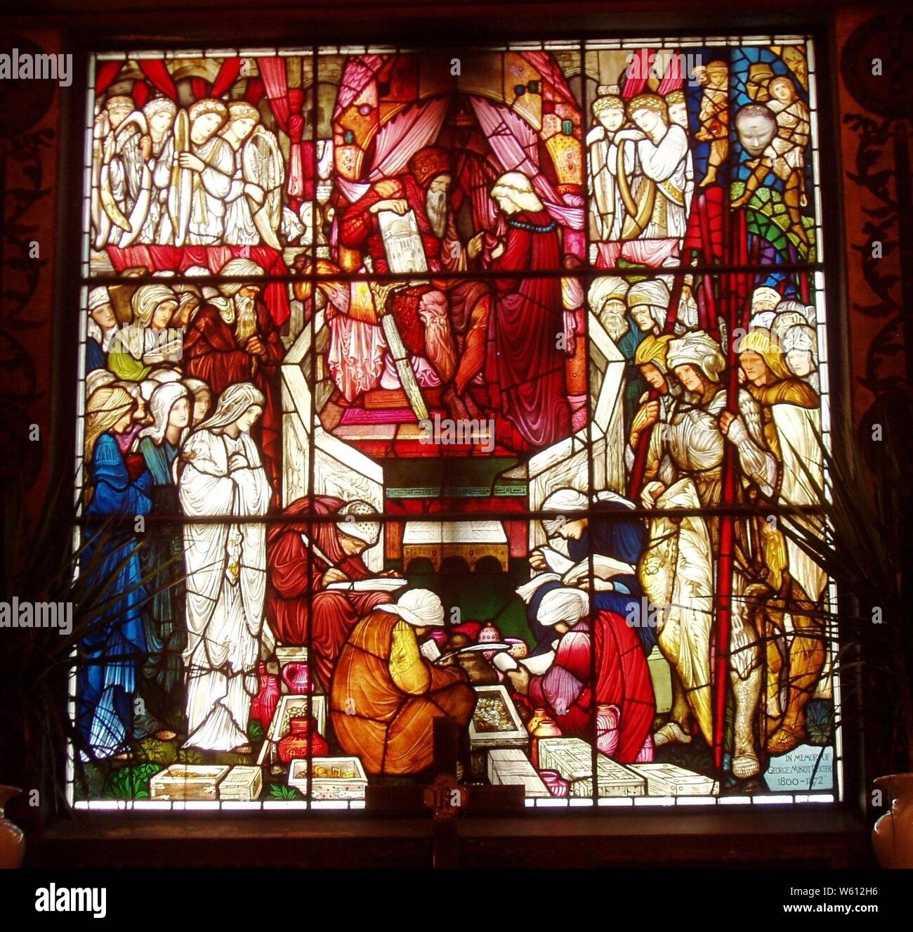 David's Charge to Solomon, by Burne-Jones and Morris, Trinity Church ...
