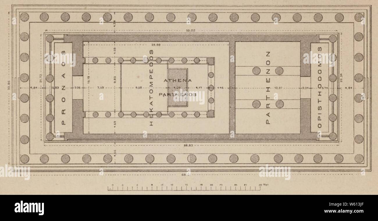 The Parthenon Floor Plan