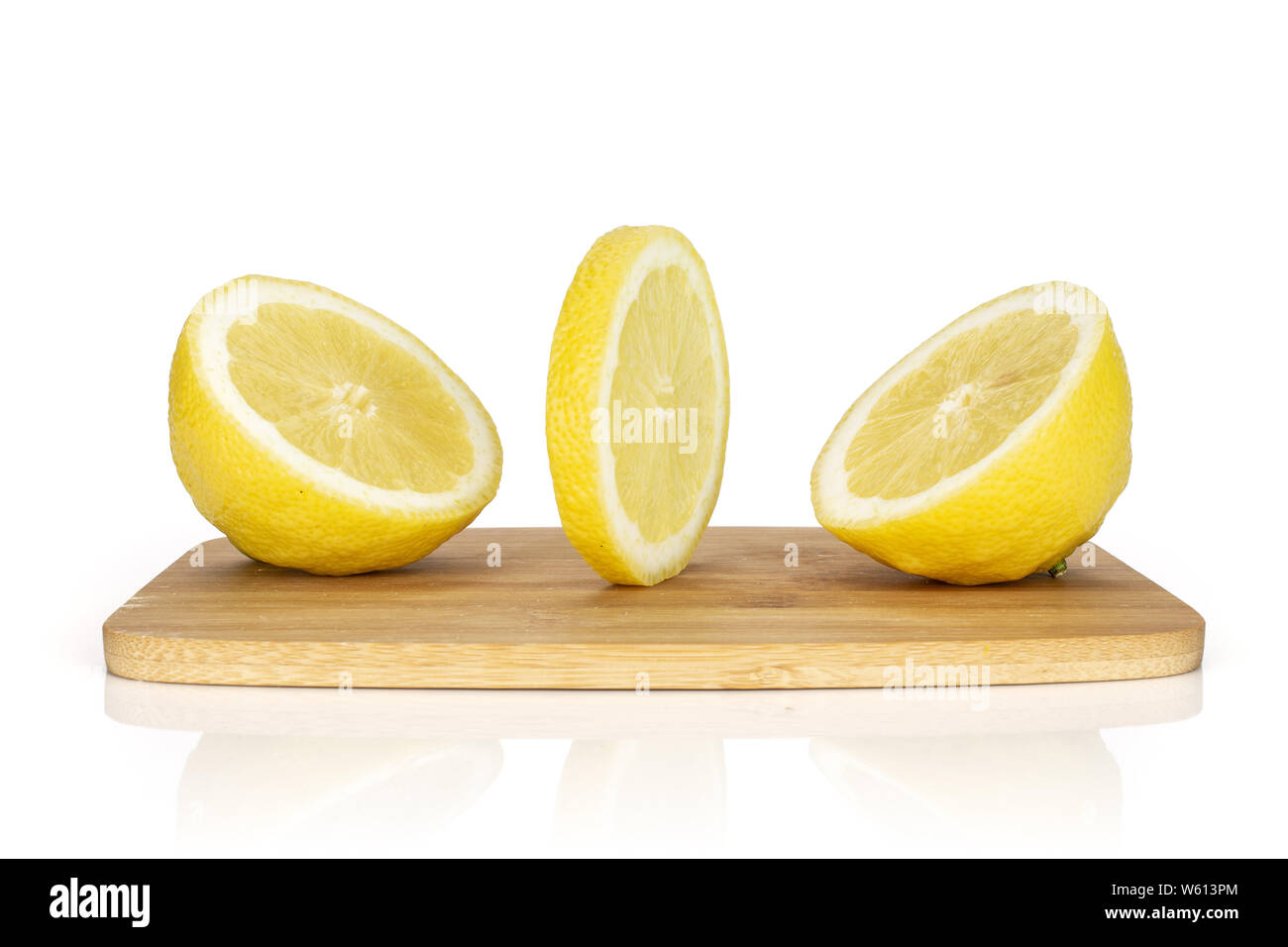 Halved fresh lemon halves two hi-res stock photography and images - Alamy