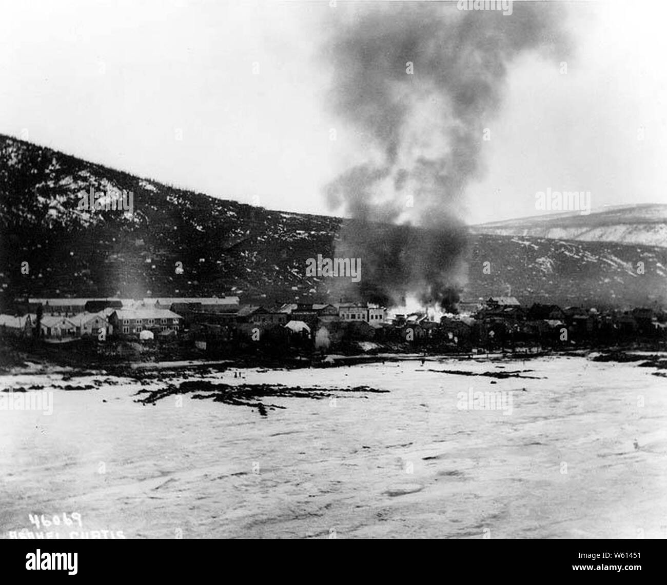 Dawson, Yukon Territory, fire of April 26, 1899 (CURTIS 561 Stock Photo ...