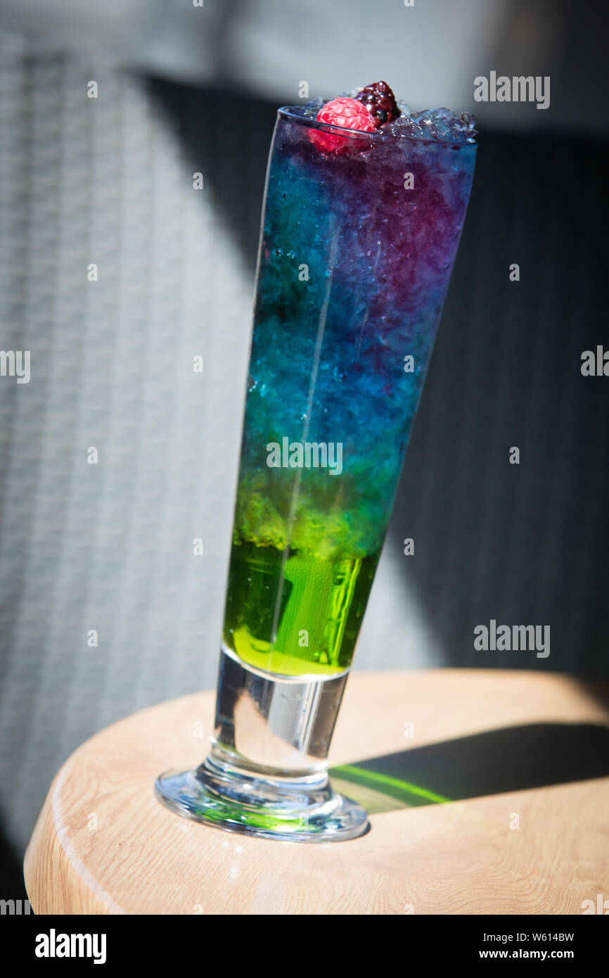 Rainbow glass soda hi-res stock photography and images - Alamy