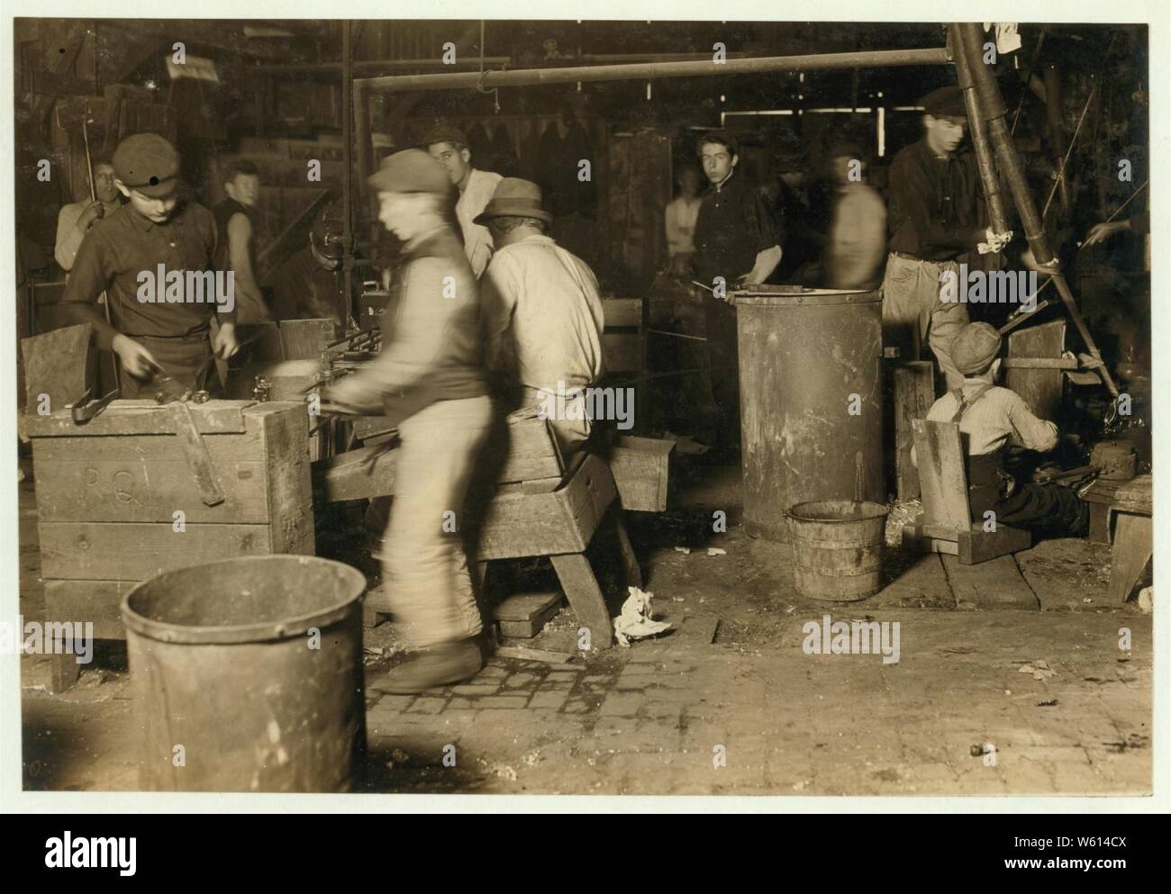 Day scene, Wheaton Glass Works Stock Photo - Alamy