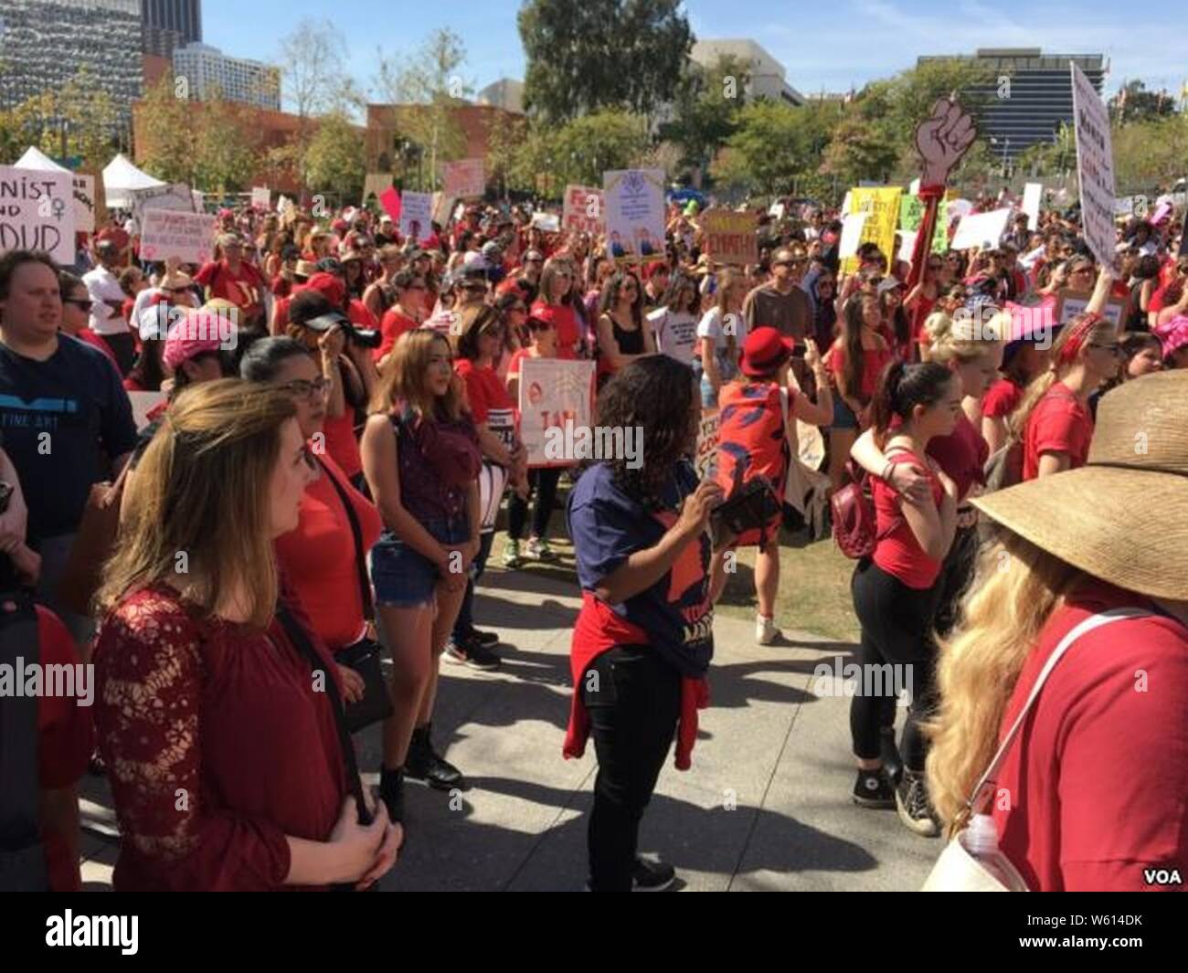 Day Without a Woman Los Angeles Stock Photo - Alamy
