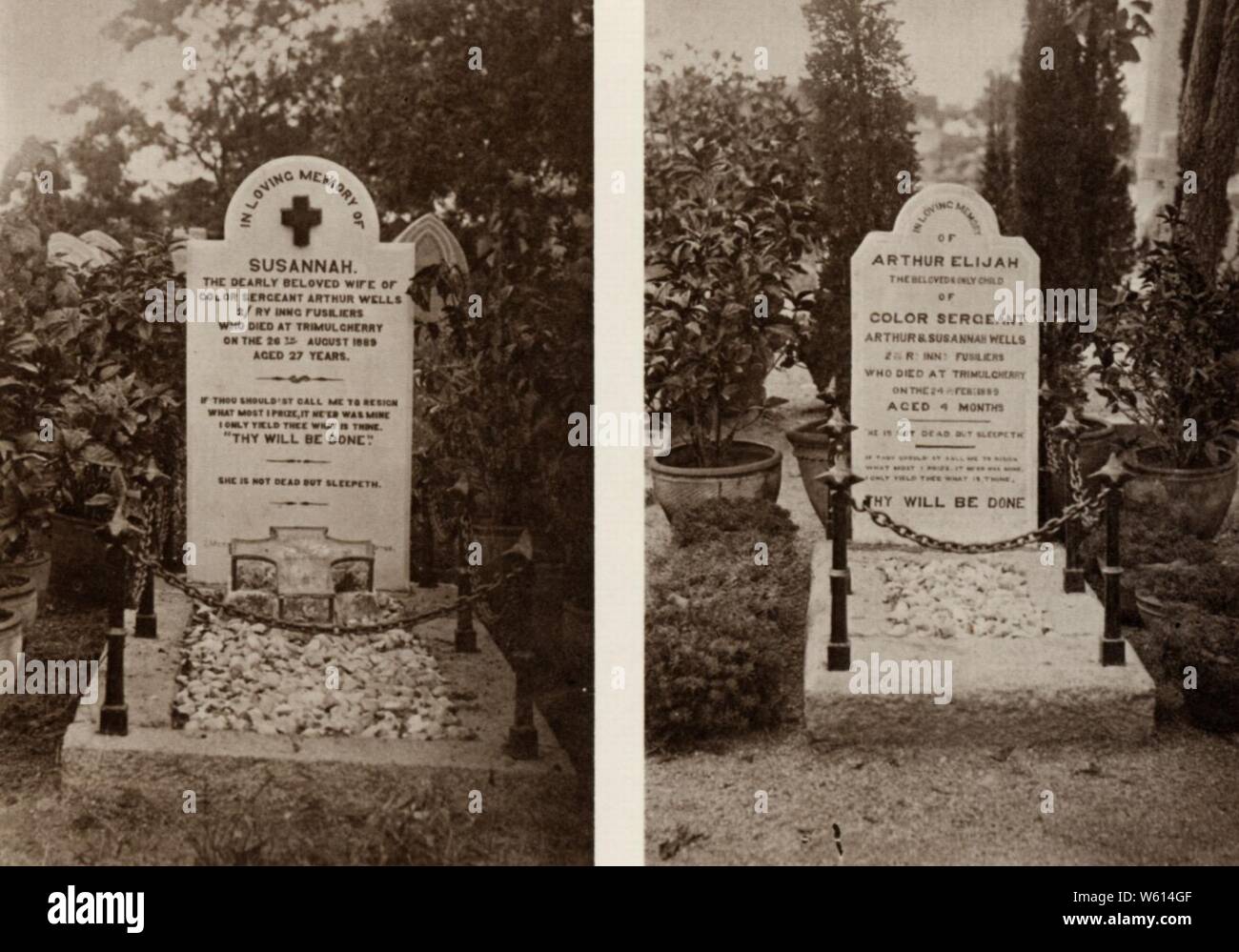 Dayal, Raja Lala Deen - Grab der Frau von Arthur Wells Stock Photo - Alamy