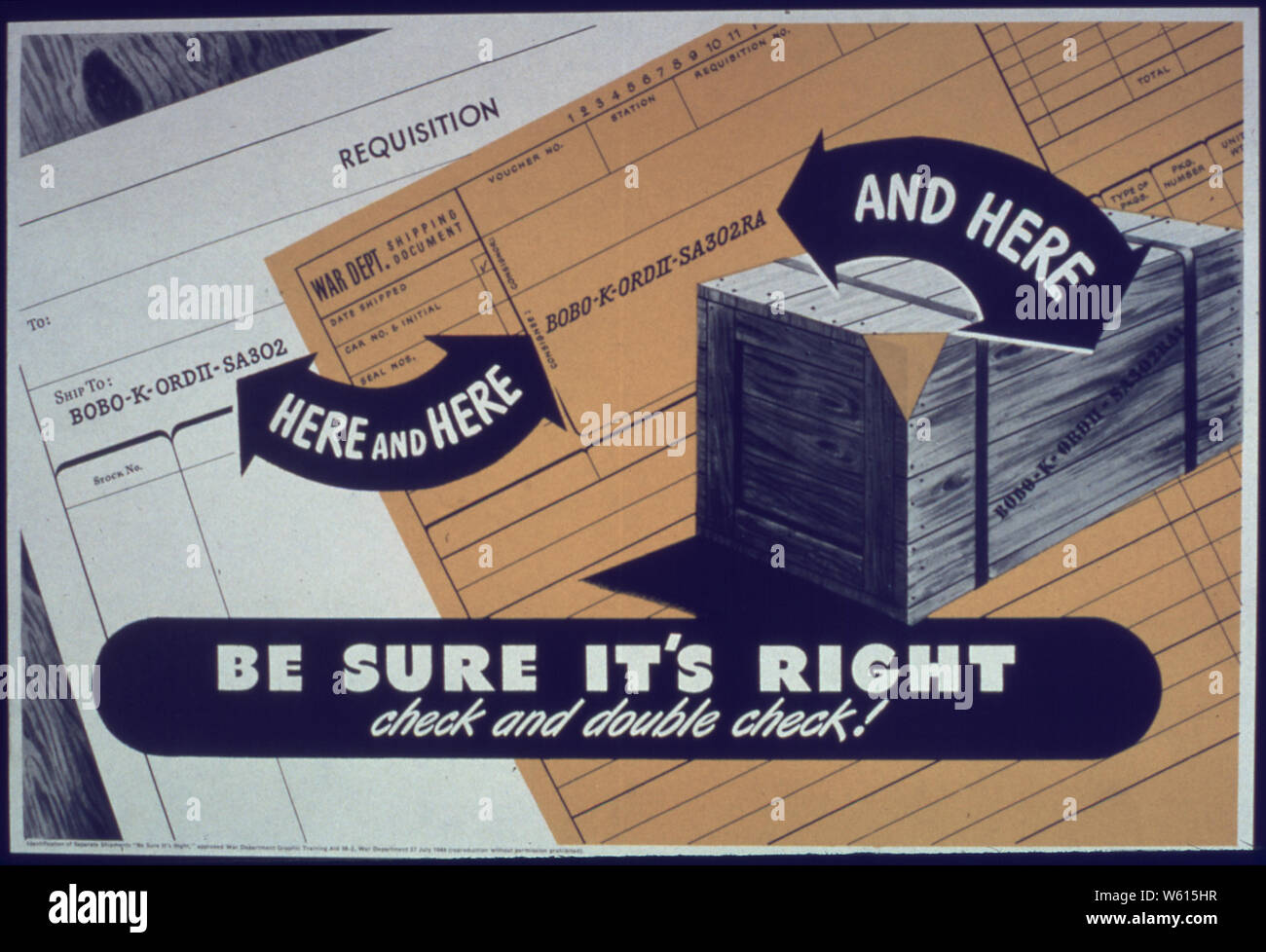 Be sure it's right, check and double check Stock Photo - Alamy