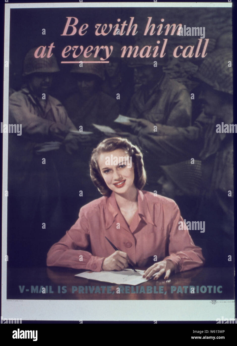 Be with him at every mail call Stock Photo - Alamy