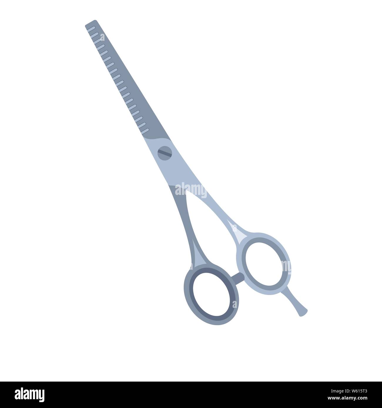 Woman scissors hair Stock Vector Images - Alamy